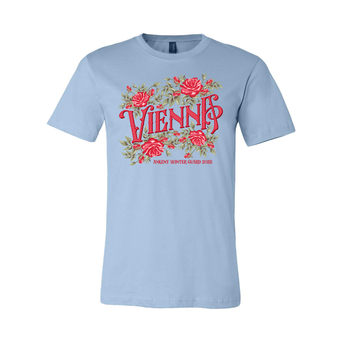 Ankeny Winter Guard 2025 Vienna Short Sleeve T-Shirt - Adult – Soft and Spun Apparel Orders