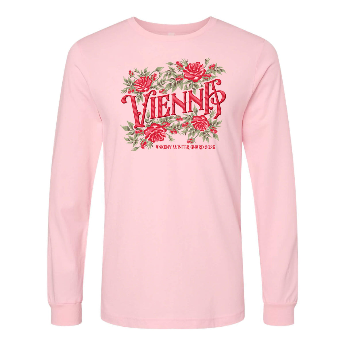 Ankeny Winter Guard 2025 Vienna Long Sleeve T-Shirt - Adult – Soft and Spun Apparel Orders